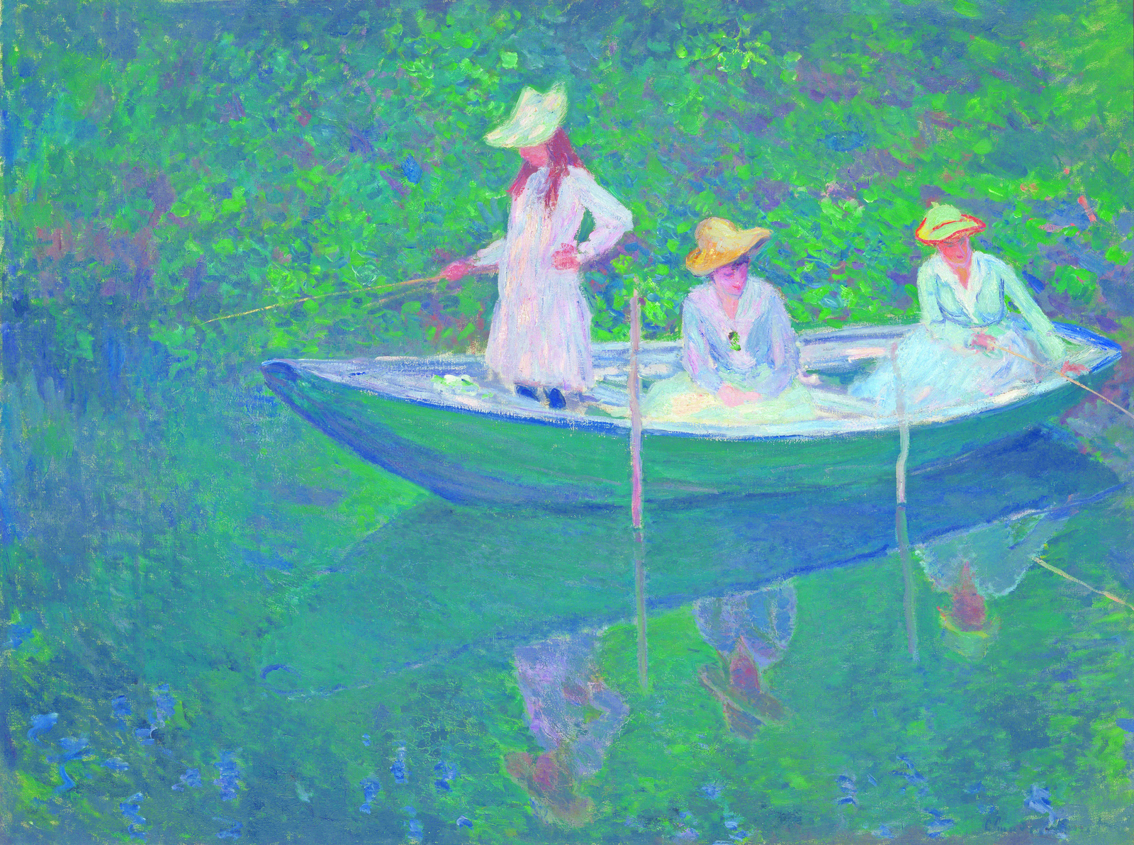 Monet – In der Barke, 1887 © RMN-Grand Palais (Musée d Orsay) Hervé ...